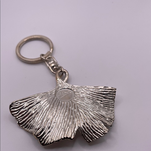 Accessories | Michael Aram Ginkgo Leaf Silver Tone Keychain | Poshmark